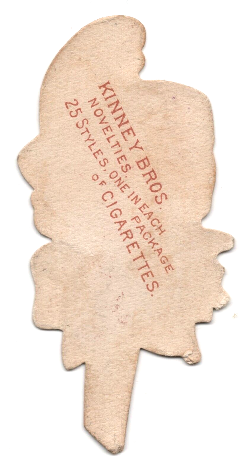 1890 Victorian Jester Tobacco Card Kinney Cigarettes N228-3 Die Cut | eBay