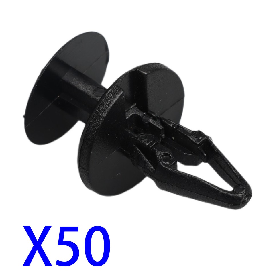 50 Pcs Fender Liner Clip Cowl Vent Retainer Push in Fastener Pin for ...