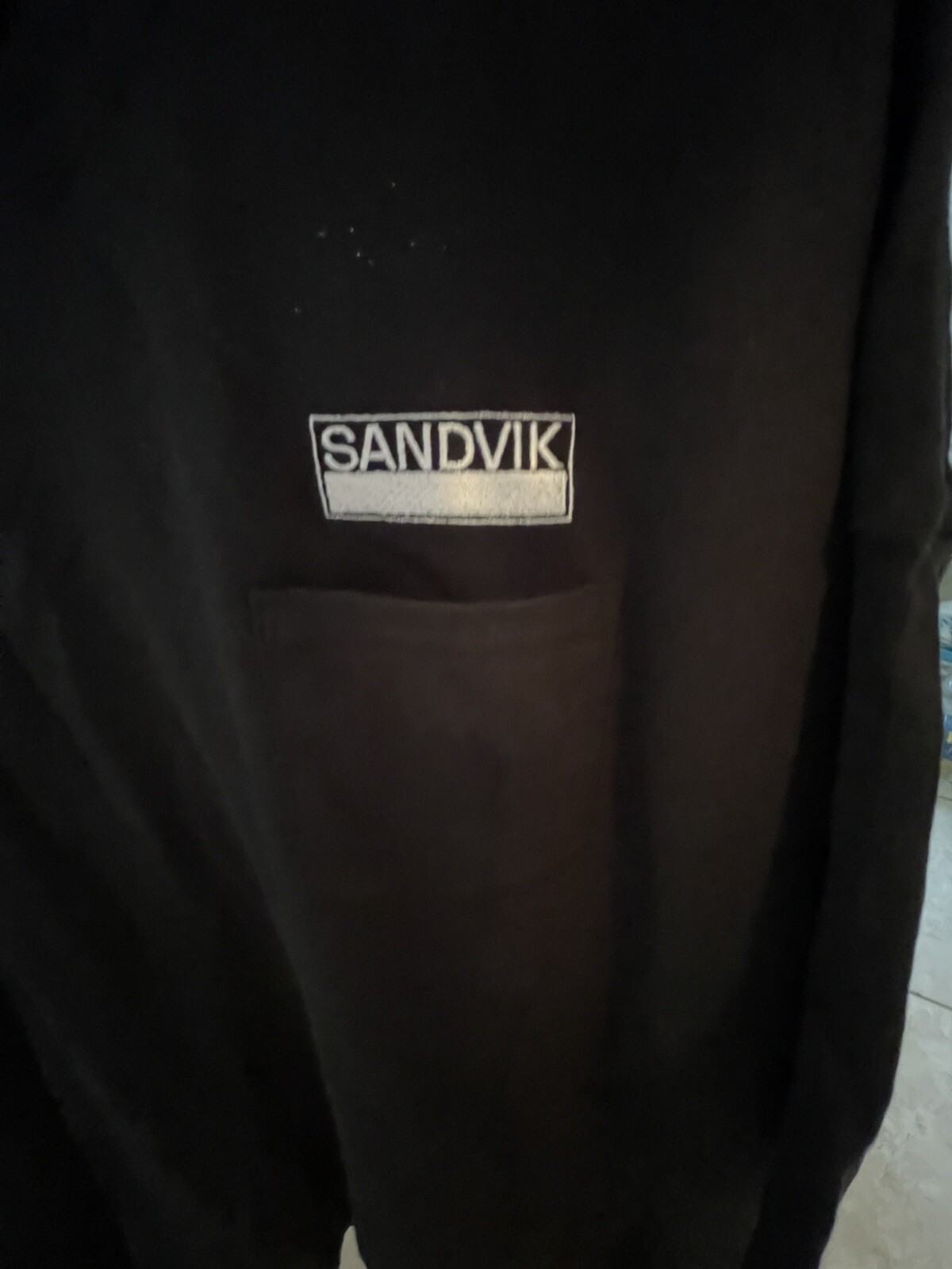 mens t-shirt 3XL Sandvik white Embroidered Logo | eBay