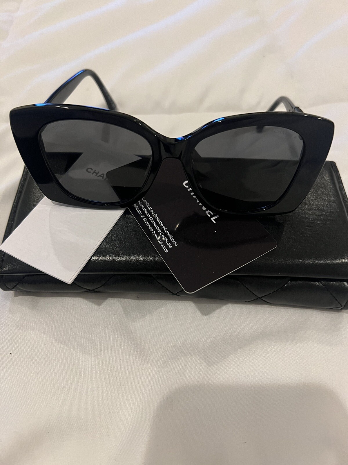Authentic CHANEL Sunglasses CH5422B Women's Polarized-Black New With ...