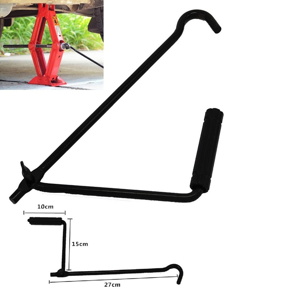 2pcs Car Foldable Hand Jack Rocker Folding Handle Scissor Jack Rocker ...