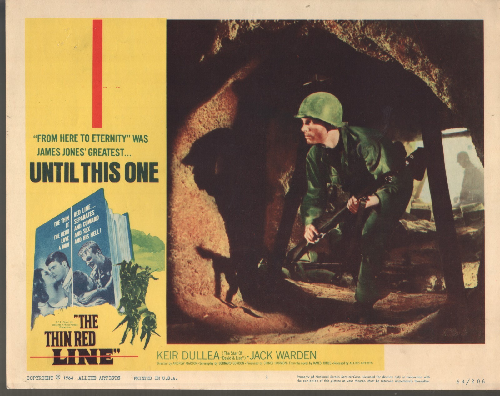 The Thin Red Line (1964) 11x14 Lobby Card #3 | eBay UK