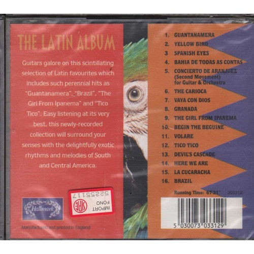 Various CD The Latin Album Guitar Favourites Hallmark Music – 303312 ...