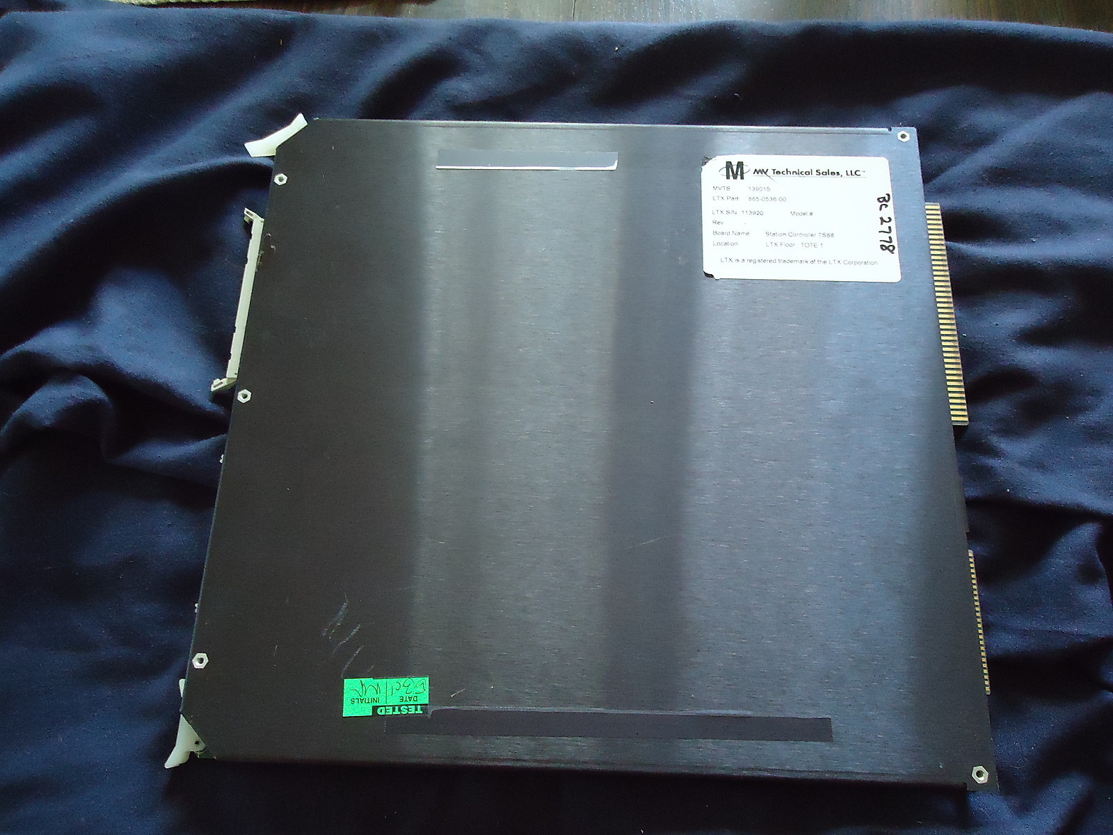 LTX PCB P/N 865-0536-00, S/N 113920 STATION CONTROLLER FOR TS88 CIRCUIT ...
