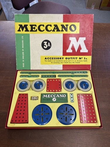 Vintage Meccano Conversion Set 3A from 1962, 100% Complete in Original ...