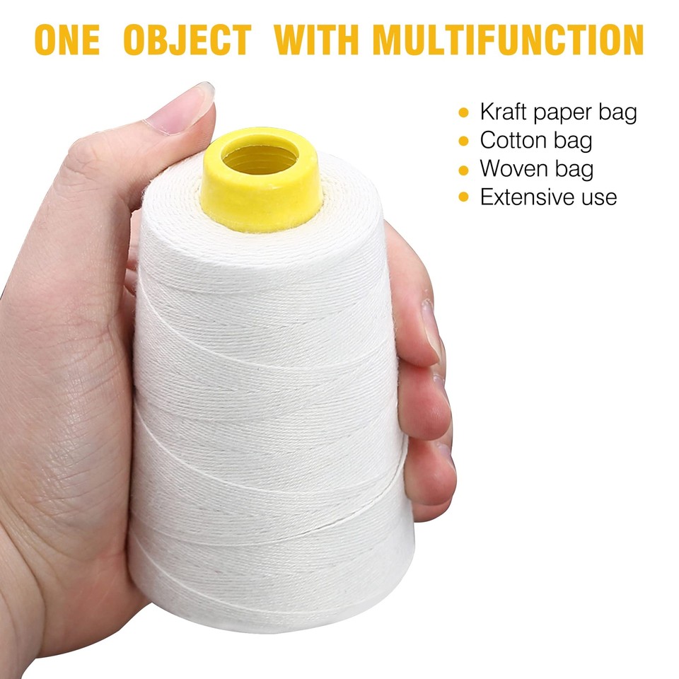6-Stranded Heavy Duty Sewing Thread Spool for Industrial Bag Sewing ...
