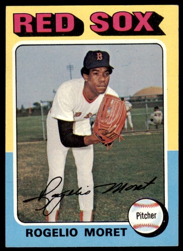 1975 Topps Rogelio Moret NR-MINT Boston Red Sox #8 | eBay