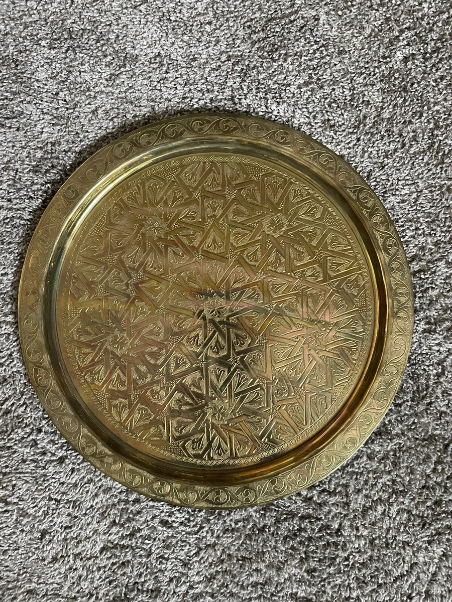 Brushed Brass Plate