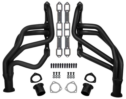 NEW 66-74 MOPAR LONG TUBE HEADERS,383-440 BIG BLOCK,BLACK,DODGE CHARGER ...