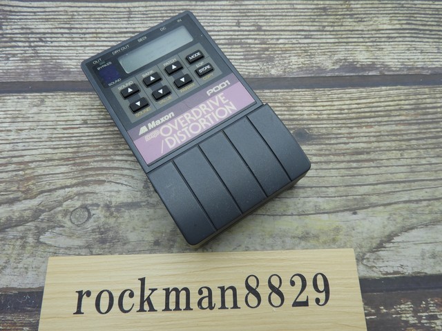Maxon POD1 Overdrive Distortion Vintage Guitar Effect Pedal for sale ...