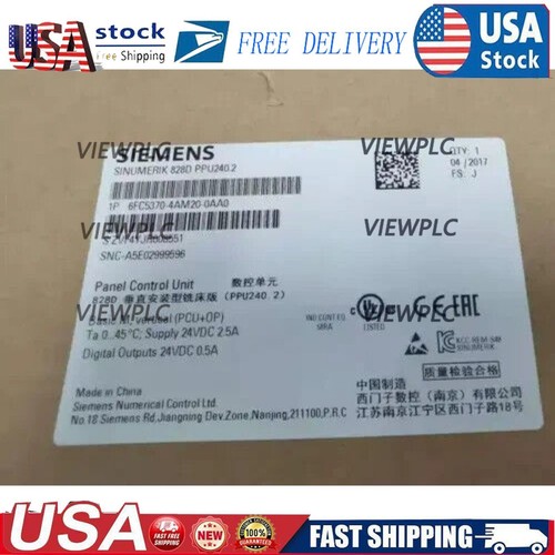 New Siemens 6FC5370-4AM20-0AA0 SINUMERIK 828D Basic M 6FC5 370-4AM20-0AA0 | eBay