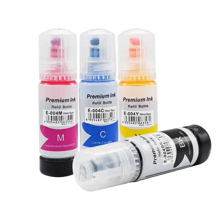 4*70ml 004 Ink for Epson L3169 L3218 L3219 L3251 L3253 L3255 L3256 ...