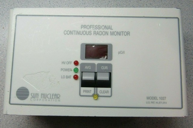Sun Nuclear 1027 Professional Continuous Radon Monitor for sale online ...