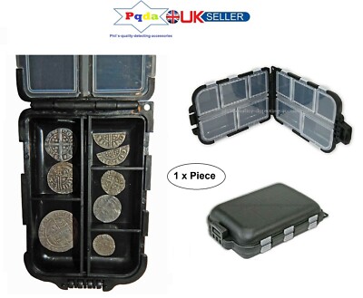 Metal Detecting Finds Hammered Coins 10 Compartment Black Double Sided ...