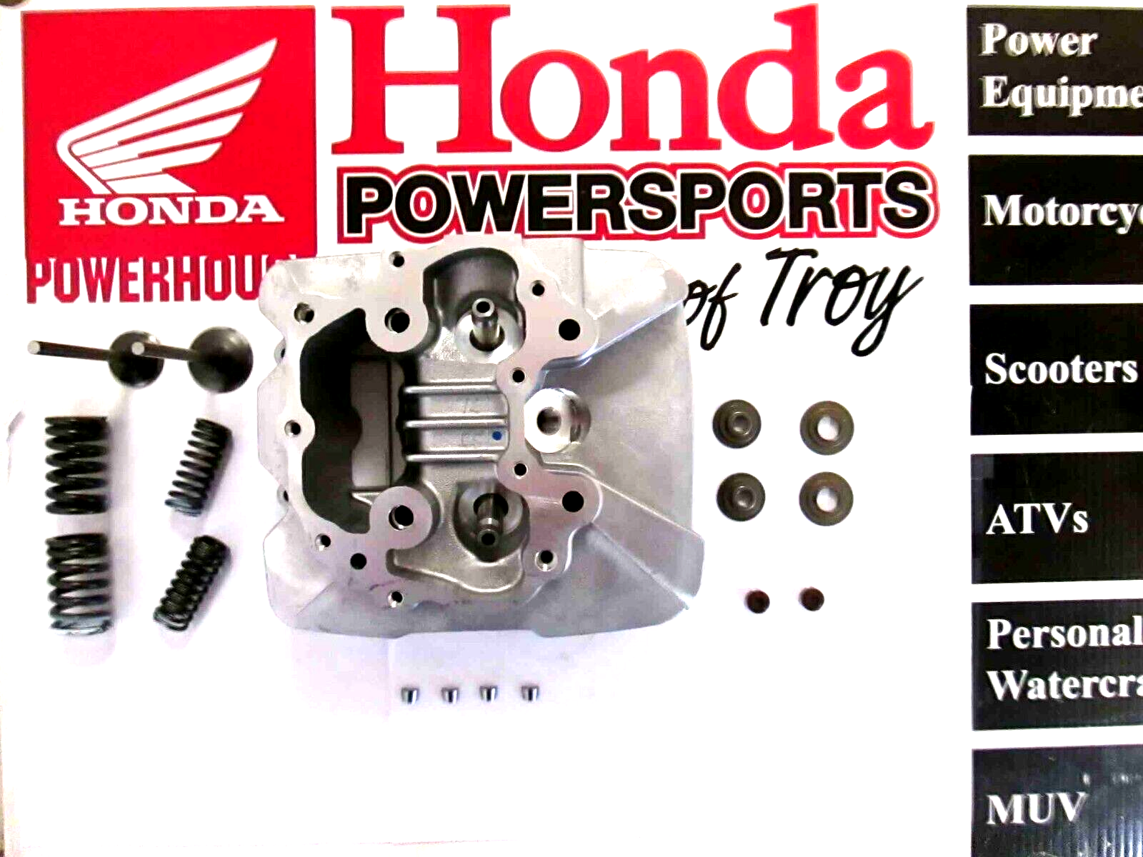 NEW GENUINE HONDA OEM CYLINDER HEAD & VALVE KIT 2016-2025 TRX250 TE/TM ...