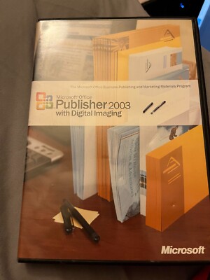 Microsoft Office Publisher 2003 With Digital Imaging DVDs and prduct ...