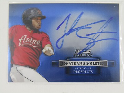 JONATHAN SINGLETON 2012 BOWMAN STERLING PROSPECTS AUTOGRAPH AUTO! | eBay