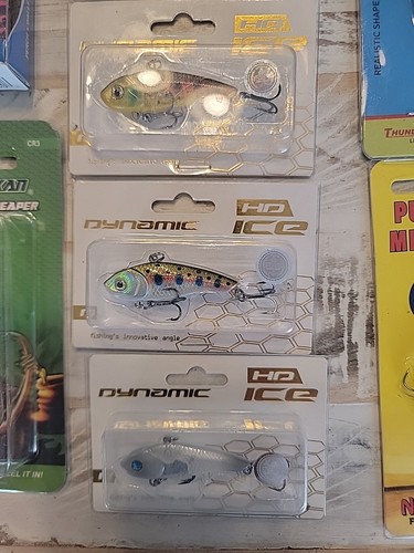 Lot Of 10 New Fishing Lures/Hooks/Jigs/Rig Pro Series HD Ice Dynamic ...