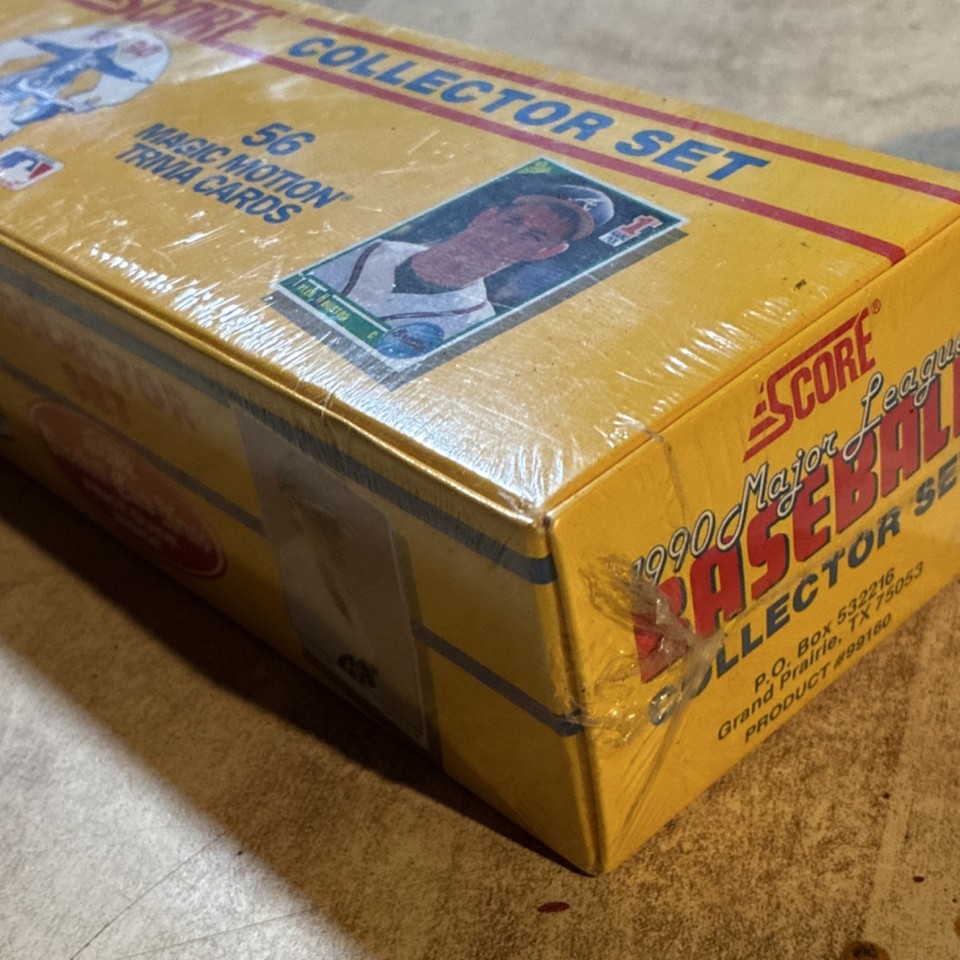 Score 1990 Major League Baseball Collector Set 704 Cards Magic Motion ...