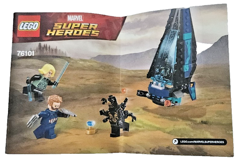 76101 INSTRUCTION BOOKLET ONLY For Set # 76101 ~ Lego Marvel | eBay