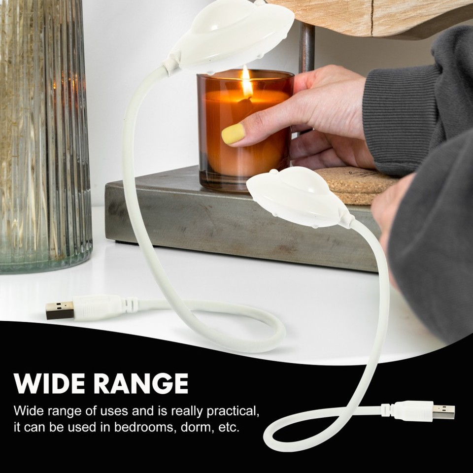 Usb Lamp Portable Study Battery Powered Desk Led Flying Saucer Light ...