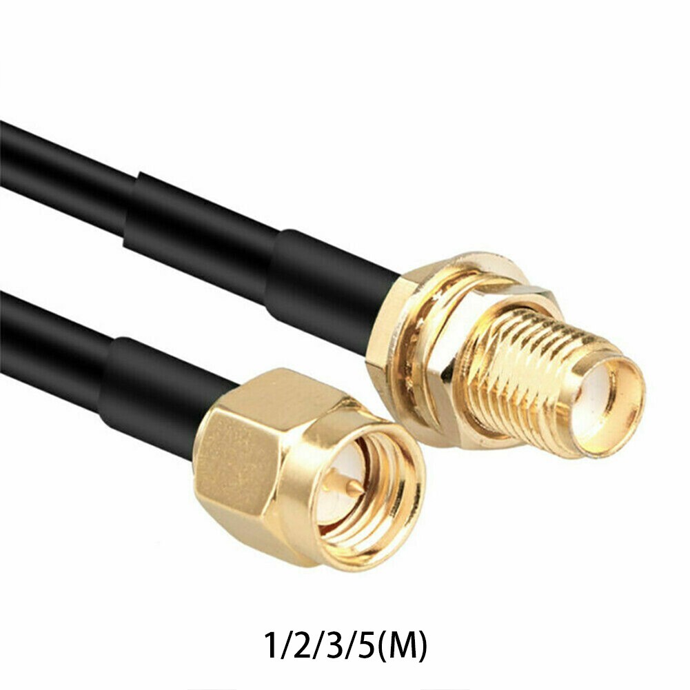 Long Lasting Wi Fi Router Antenna Extension Cable 1m to 5m SMA Male to ...
