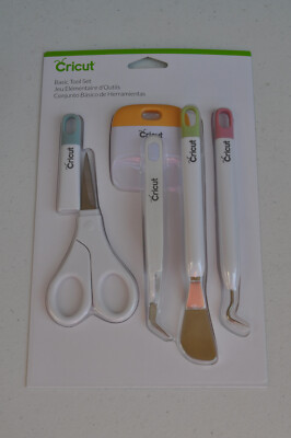 Cricut Basic Tool Set NEW Spatula Weeder Scraper Scissors Tweezers ...