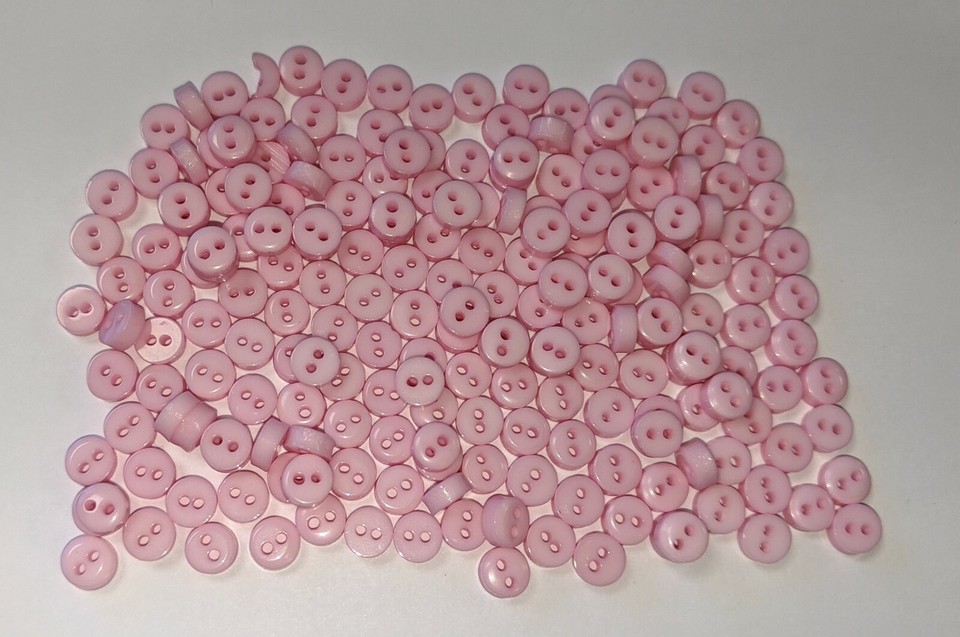 6mm Mini Buttons for Dolls & Soft Toys Clothes - 6mm Assorted Colours ...