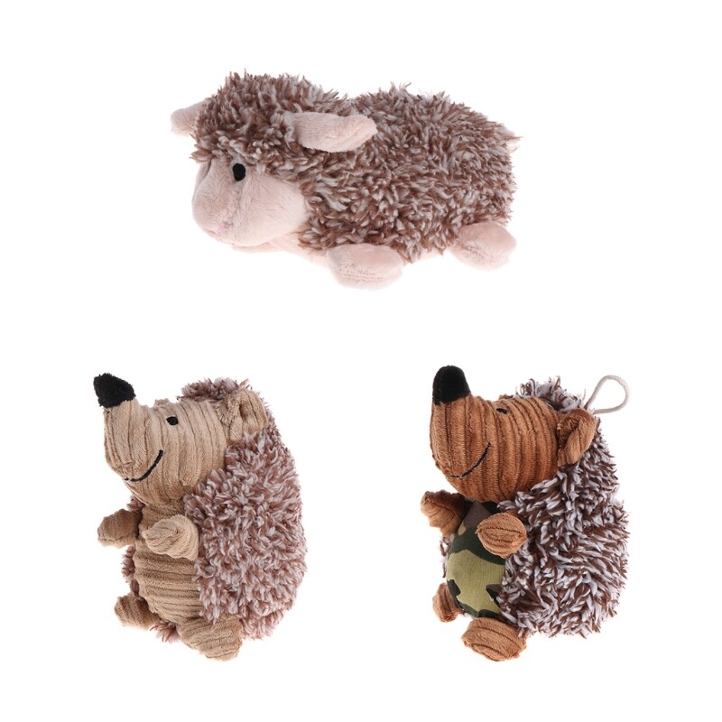 Dog Squeak Toy Soft Stuffed Plush Sheep Chew Toy for Small and Medium ...