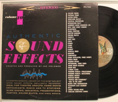 Jac Holzman Lp Authentic Sound Effects Volume 10 On Elektra - Vg / Vg ...