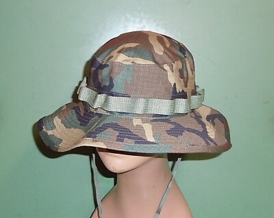 Vintage Vietnam Era ERDL Camo Ripstop Jungle Boonie Hat Cap Type II All ...
