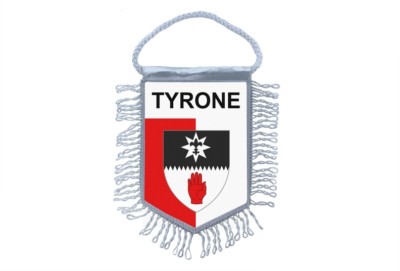 Mini banner flag pennant window mirror cars country banner tyrone | eBay
