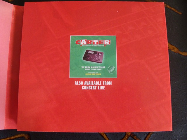 Carter USM The Drum Machine Years Vol 1 Live 2 CD 101 Damnations 30 ...