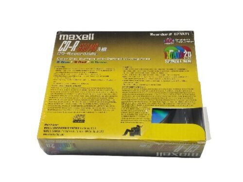 Maxwell blank CD-R 20 Pack 650 Mb Recordable New | eBay