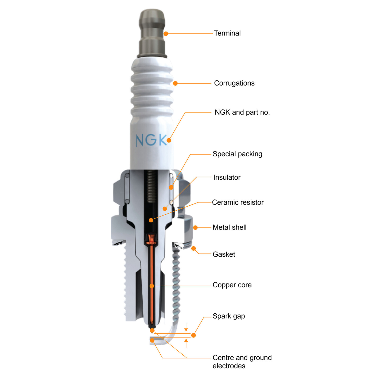 6x Audi A8 4E 3.0 Genuine NGK Iridium IX Upgrade Spark Plugs | eBay
