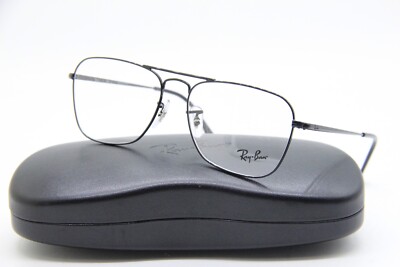 NEW RAY-BAN RB 6536 2509 BLACK AUTHENTIC FRAMES W/CASE EYEGLASSES 55-15 ...