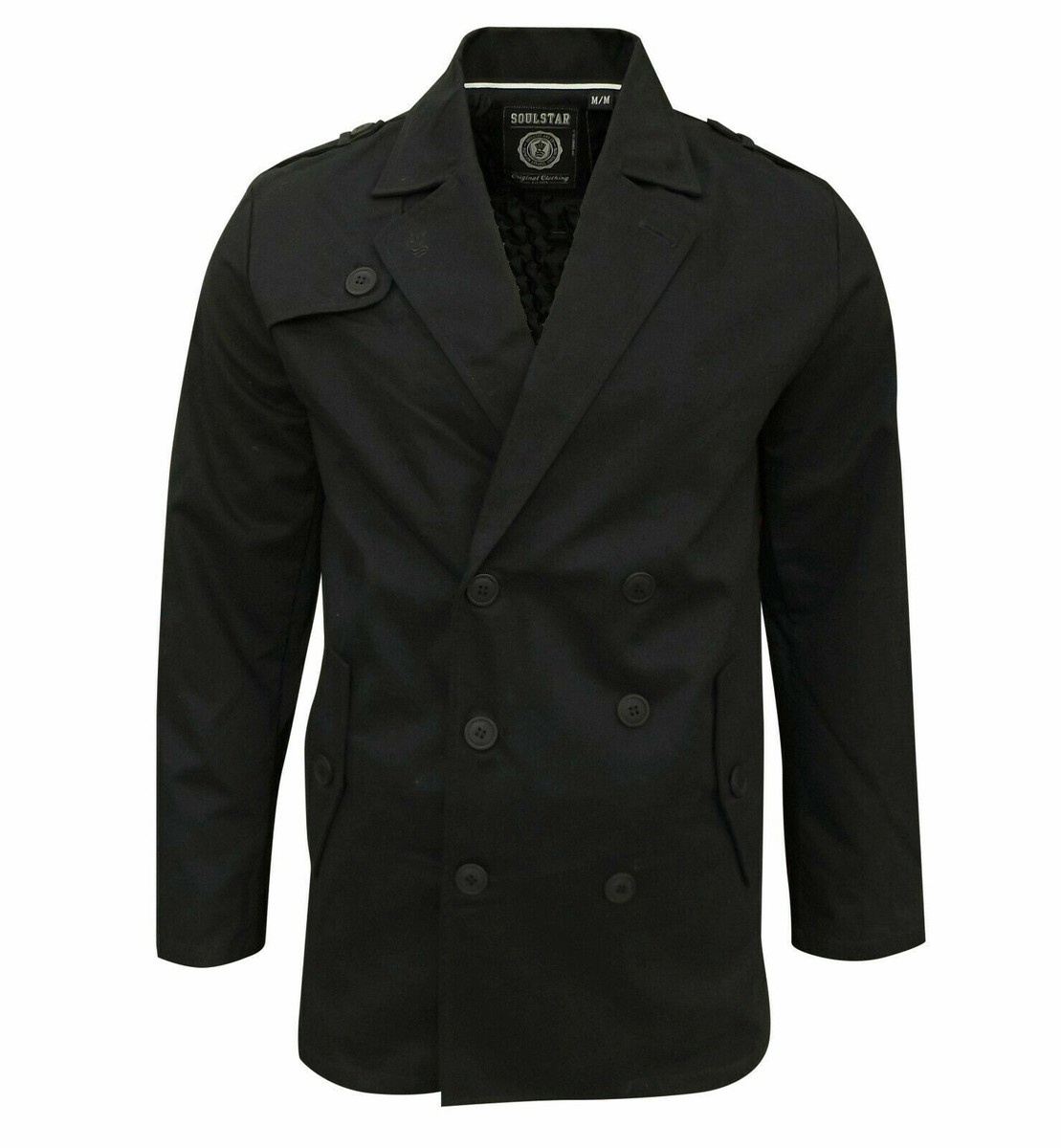 Short Trench Double Breasted Mac Coat Mens Mens short mac coat deals