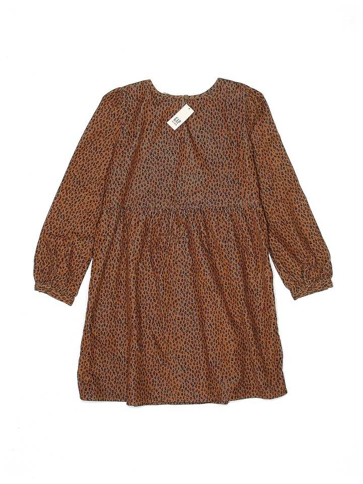 NWT Gap Kids Girls Brown Dress 10 | eBay