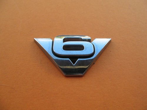 01 02 03 04 05 06 07 FORD ESCAPE V6 SIDE CHROME EMBLEM LOGO BADGE SIGN ...