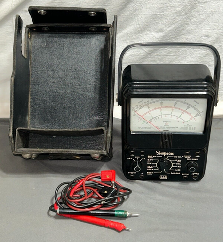 Vintage SIMPSON 260 Series 6 Multi-meter Volt Amp Milliammeter WORKING ...