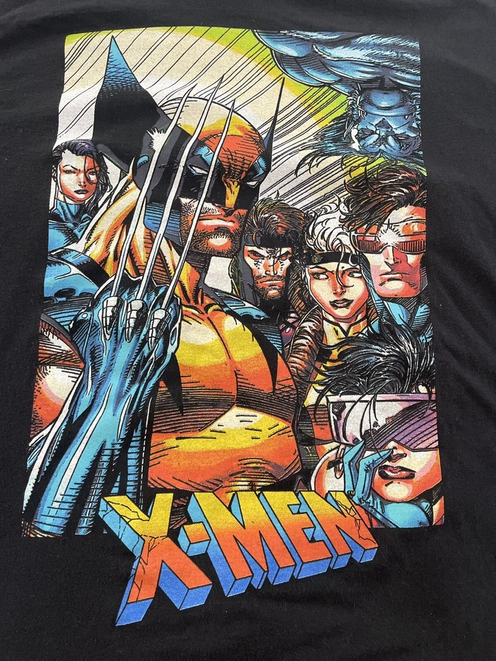 Marvel Comics Men's Official Merchandise X-Men Group Character Black ...