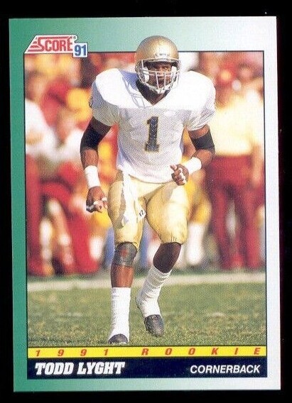 1991 Score TODD LYGHT Los Angeles Rams Rookie Card | eBay