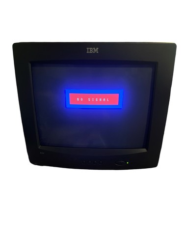 NEW IBM E54 6331-47N 15" CRT Color Monitor Vintage Gaming 87944697701 ...
