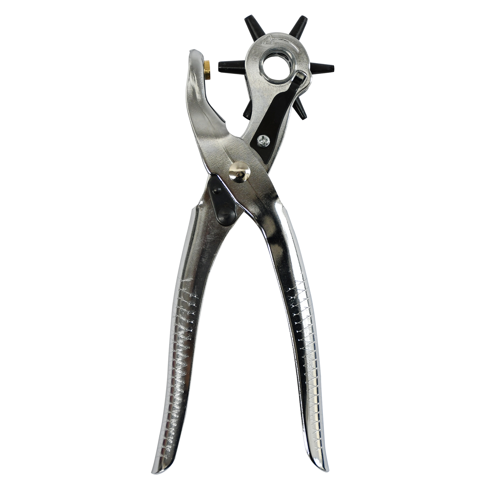Revolving Leather Hole Punch Plier Puncher Leather Belt Cut Eyelet 6 ...