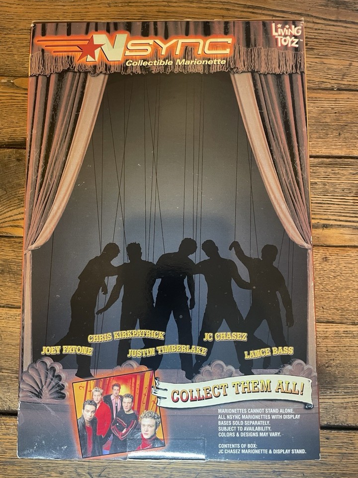 NSYNC Living Toys JC Chasez Marionette Action Figure NIB | eBay
