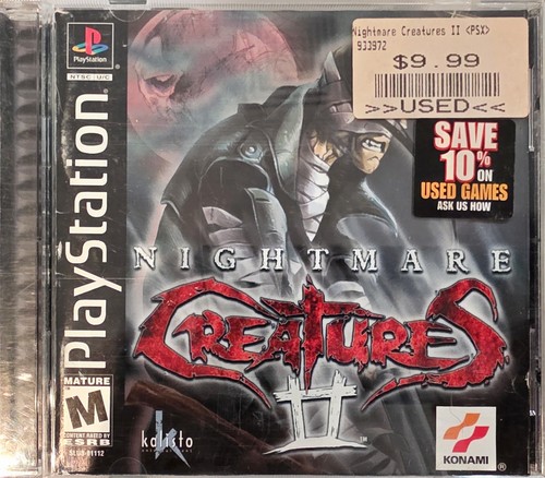 Nightmare Creatures 2 PlayStation 1 Used Good Condition - Tested and ...
