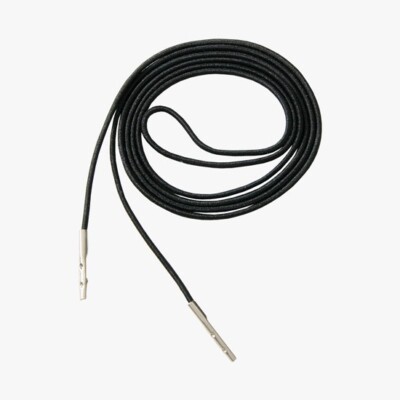 30" ELASTIC NECK CORD - BLACK with METAL ENDS (150 Pieces), 3 Packs of ...