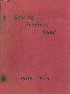 Sowing Precious Seed Blanco Texas Baptist Woman's Missionary History ...
