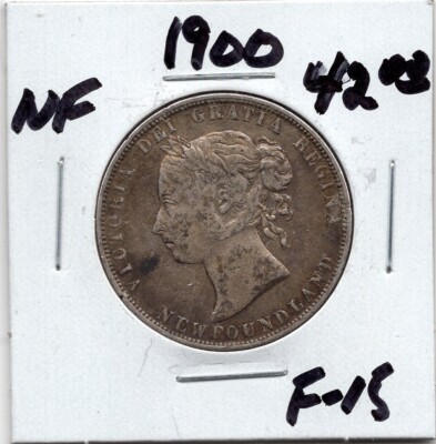 1900 Newfoundland Large 50 Cent Coin - F+ | eBay