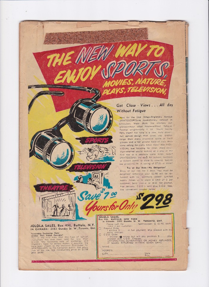 JOURNEY INTO FEAR #21 [1954 GD-] GRAVEYARD COVER! LAST ISSUE! | eBay